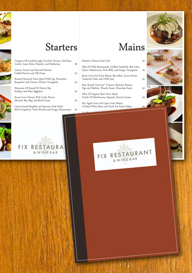 Free Sample Restaurant Menu Template 
